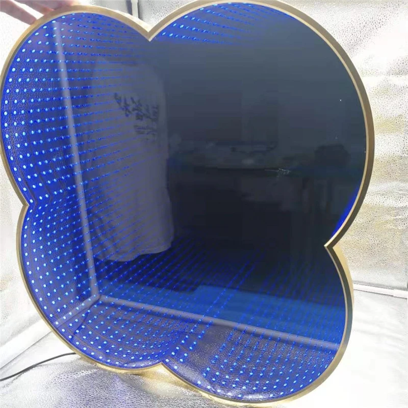 Customized Dynamic 3D Infinity Mirror Tunnel Mirror for Bar