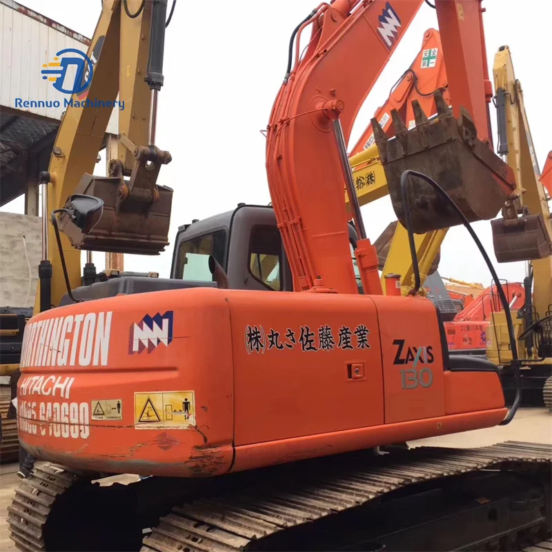 Used Original Zx130 Excavator 13 Ton Zx 130-6 Hydraulic Crawler Backhoe ...