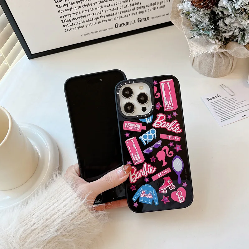 The New Hot-selling Barbie Acrylic Electroplated Mirror Mobile Phone ...