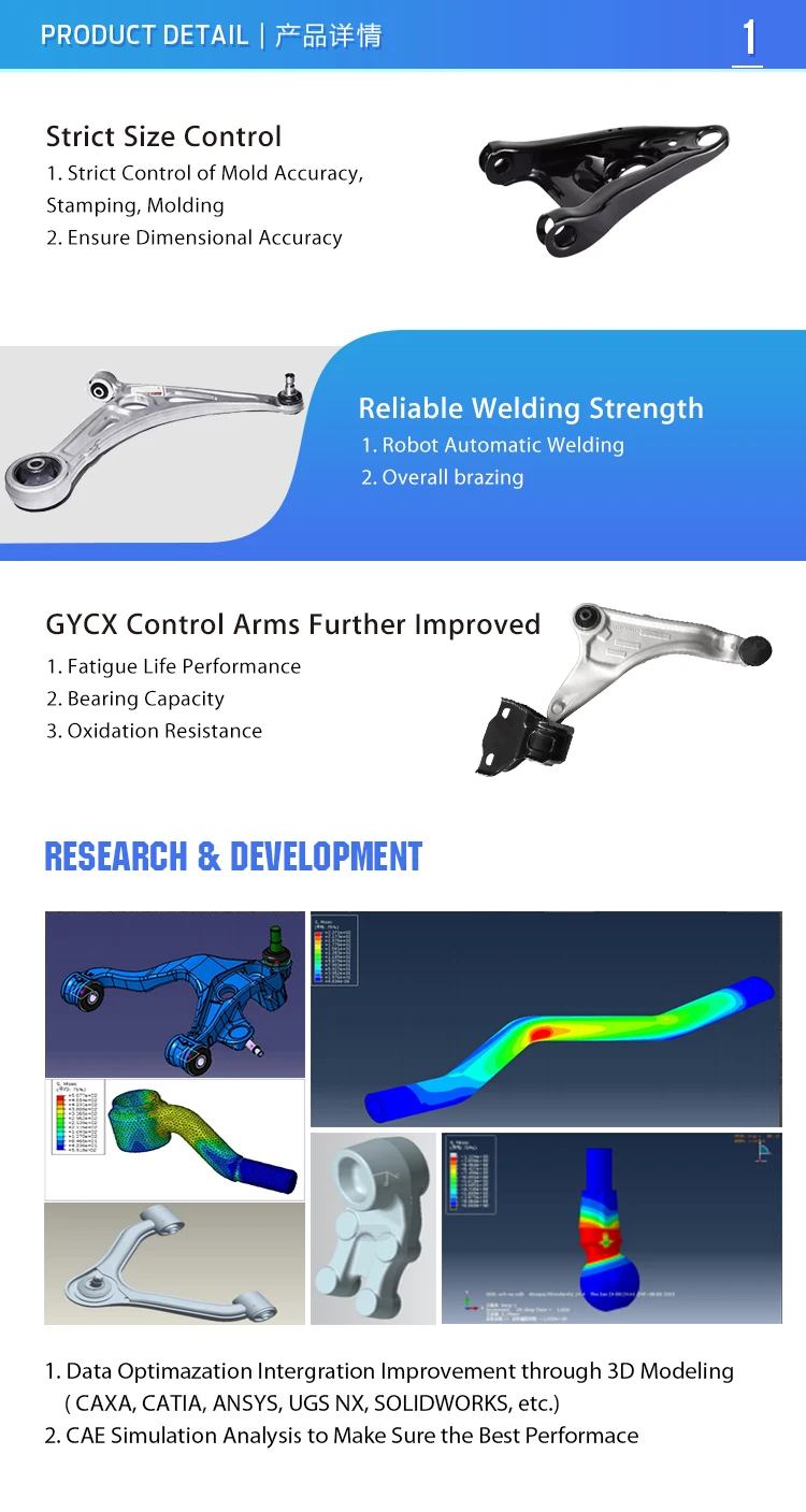 High Quality Track Car Upper Control Arm Set Products Kit Grand For ...