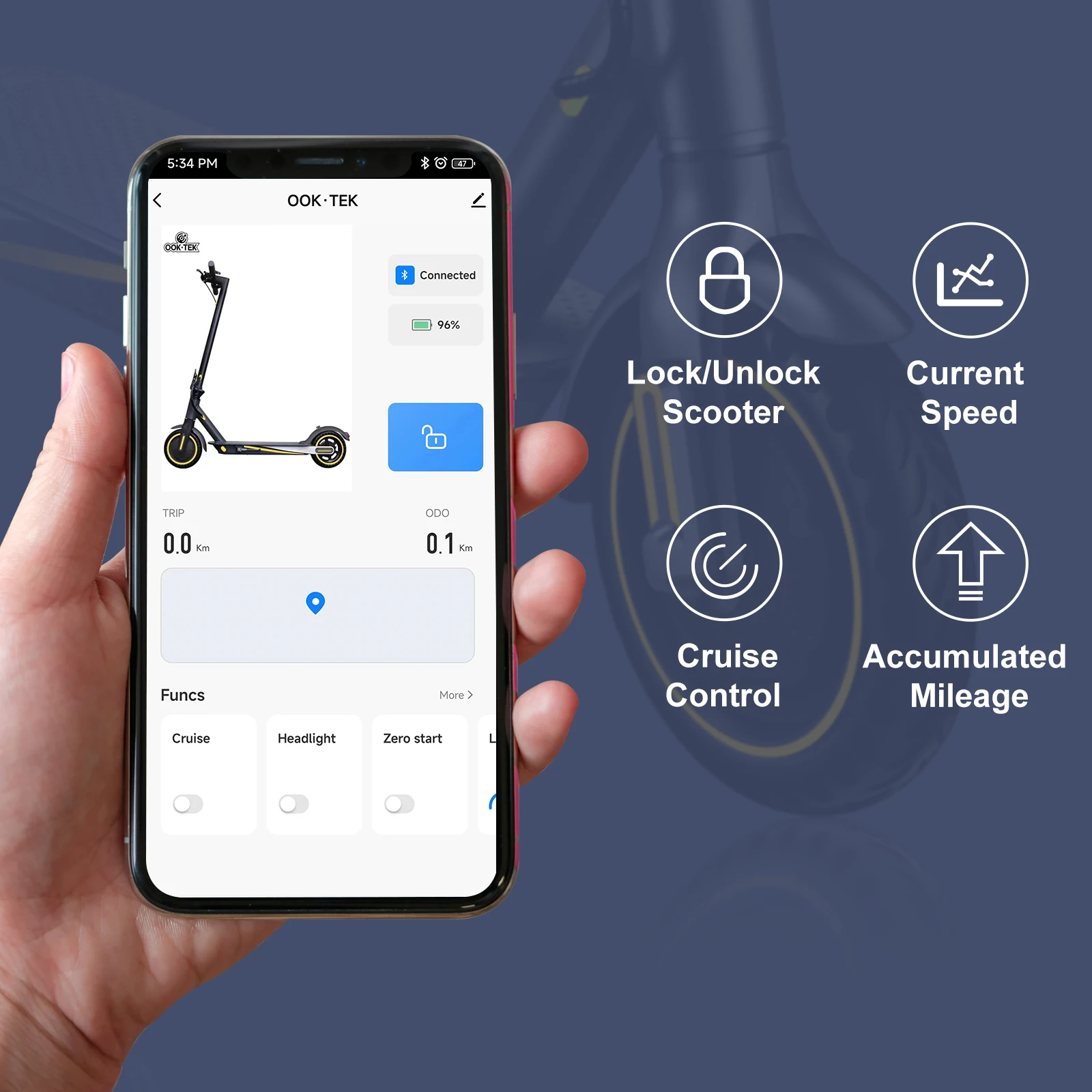 Alibaba.com: V8 E Scooter 350W foldable electric scooter with APP ...