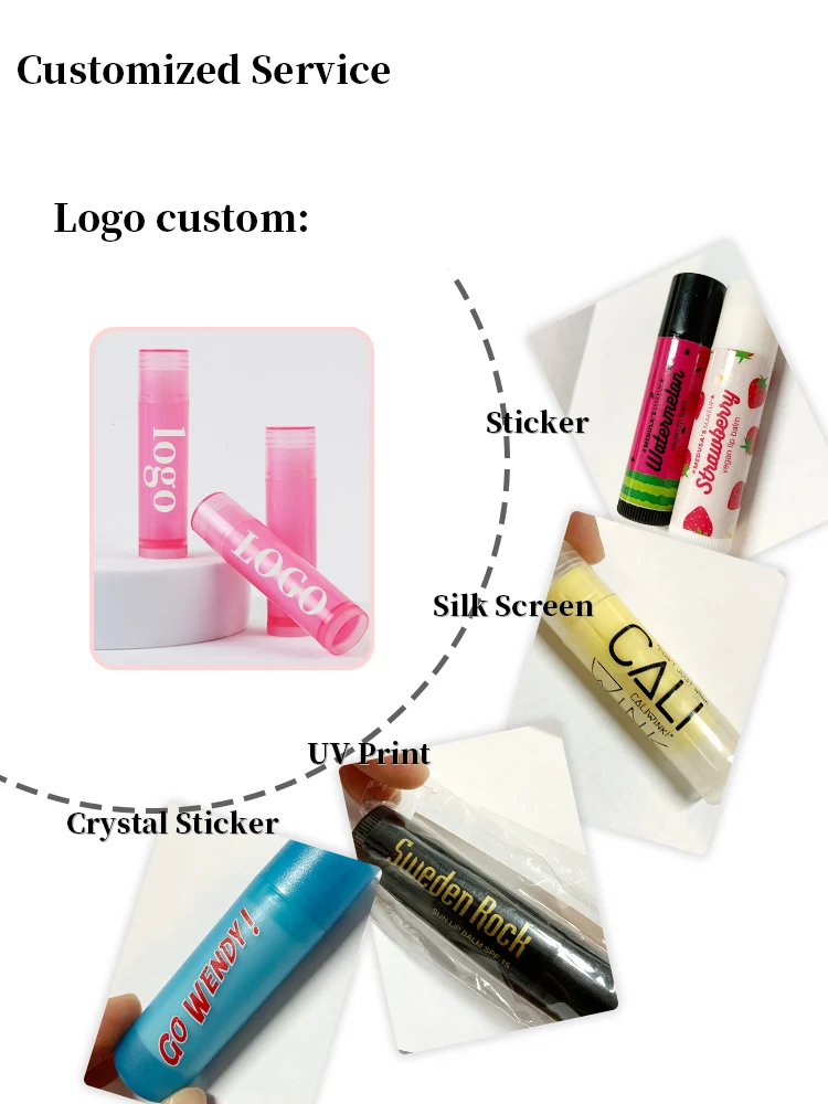 Custom Logo Promotional Dental Gifts - Vegan Chapstick