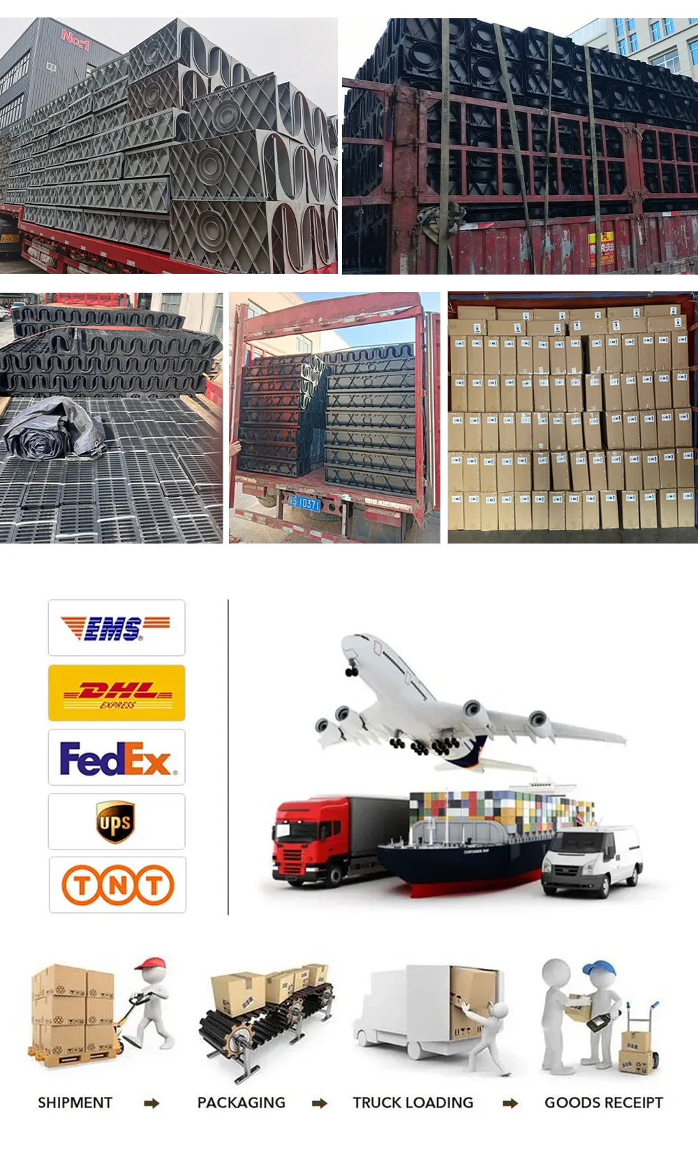 U-shape Plastic HDPE Linear Drainage Gutter - Outdoor Solutions