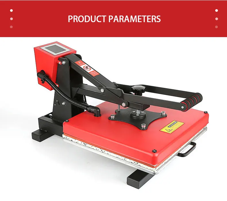 Factory Direct 38x38cm Drawer Type High Pressure Red Transfer Heat Press Machine For Sublimation ...