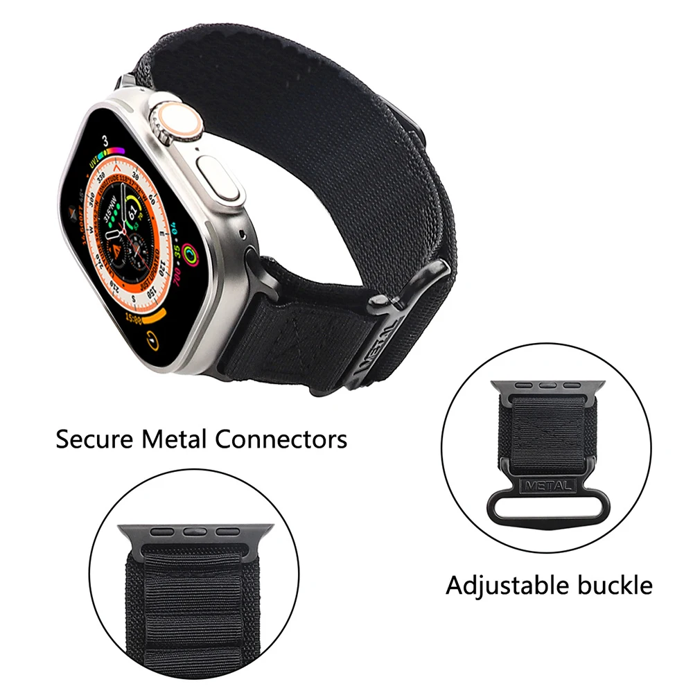 Alpine Loop Nylon Bracelet For I Watch 6 7 8 For Apple Watch Ultra 49mm ...