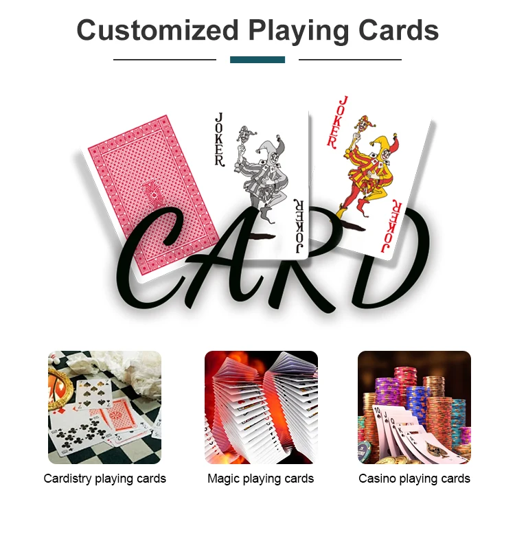 Normal Custom Design 100 PVC Plastic Waterproof Playing Cards Casino ...