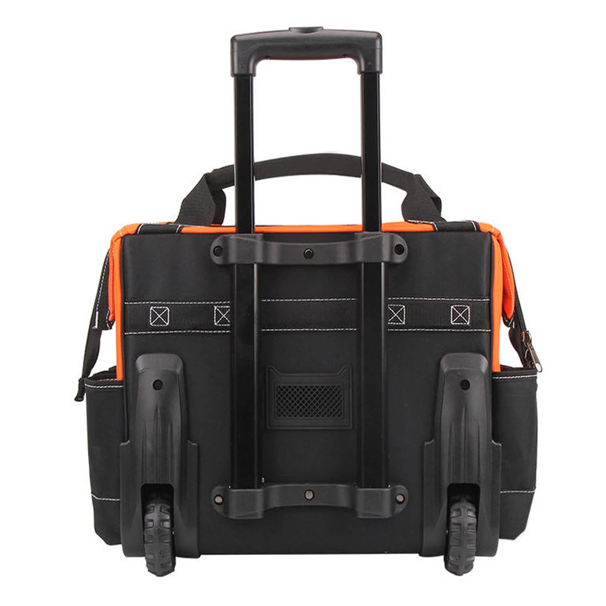 Heavy Duty Large Tool Bag With Wheels Organizer 24 Pockets Tool Storage ...