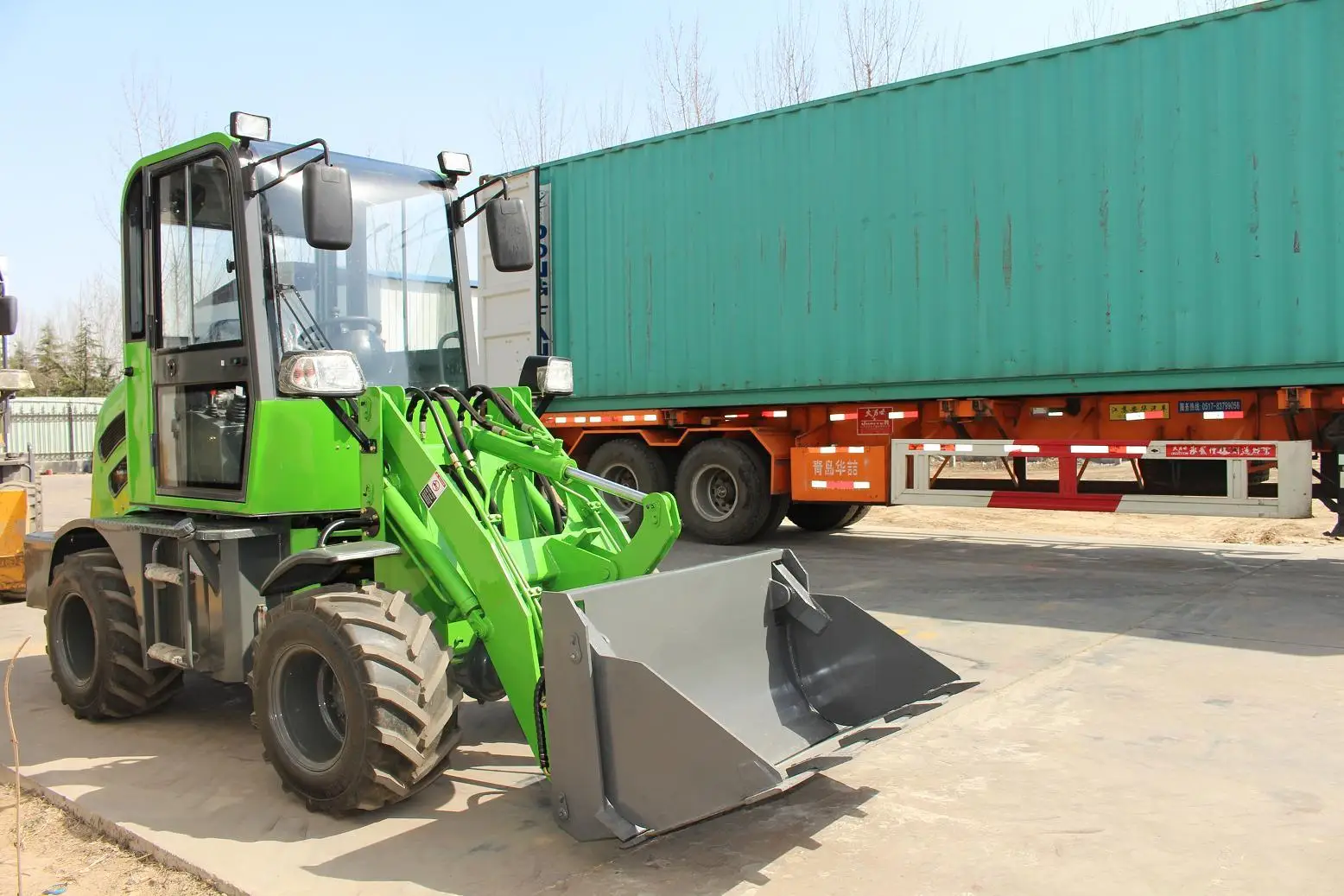 4wd China Diesel Engine 50 Hp Used Tractors With Front End Loaders For ...