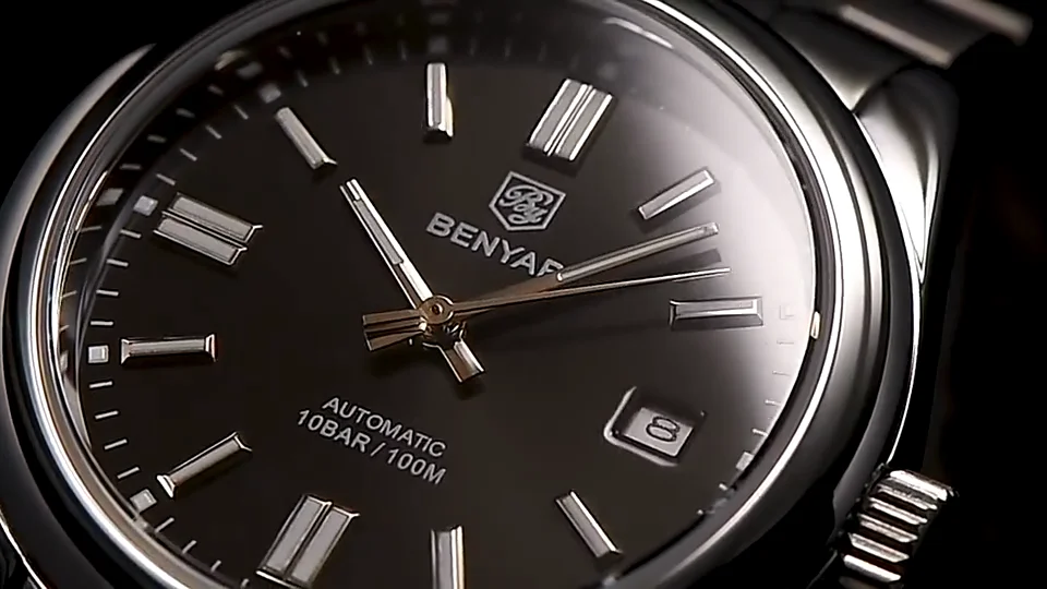 Benyar 5185 Men's Automatic Mechanical Watches Fashion 10atm Waterproof ...