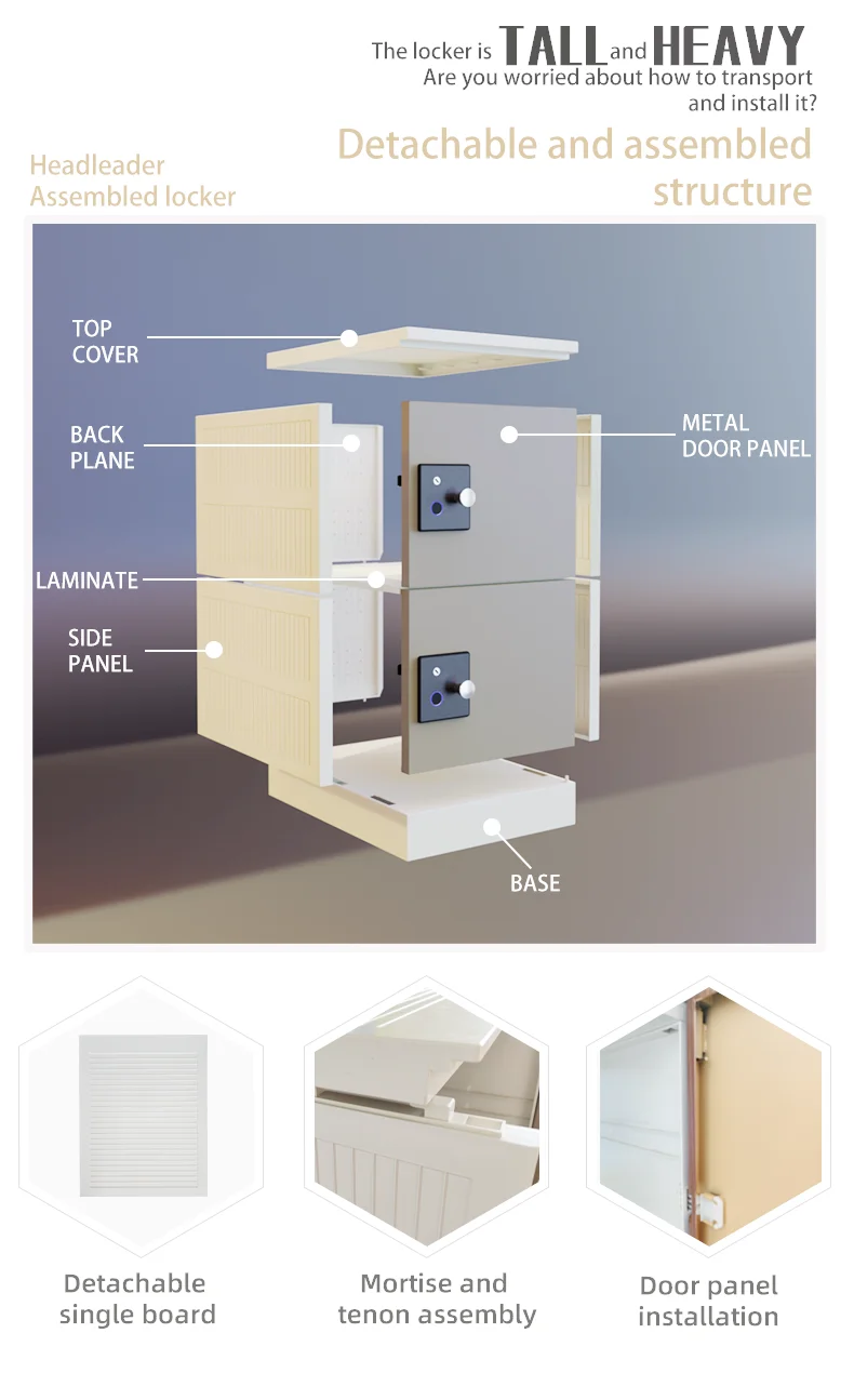 Fit Together Smart Cabinet School Mailbox Office Locker Gym Cupboard ...