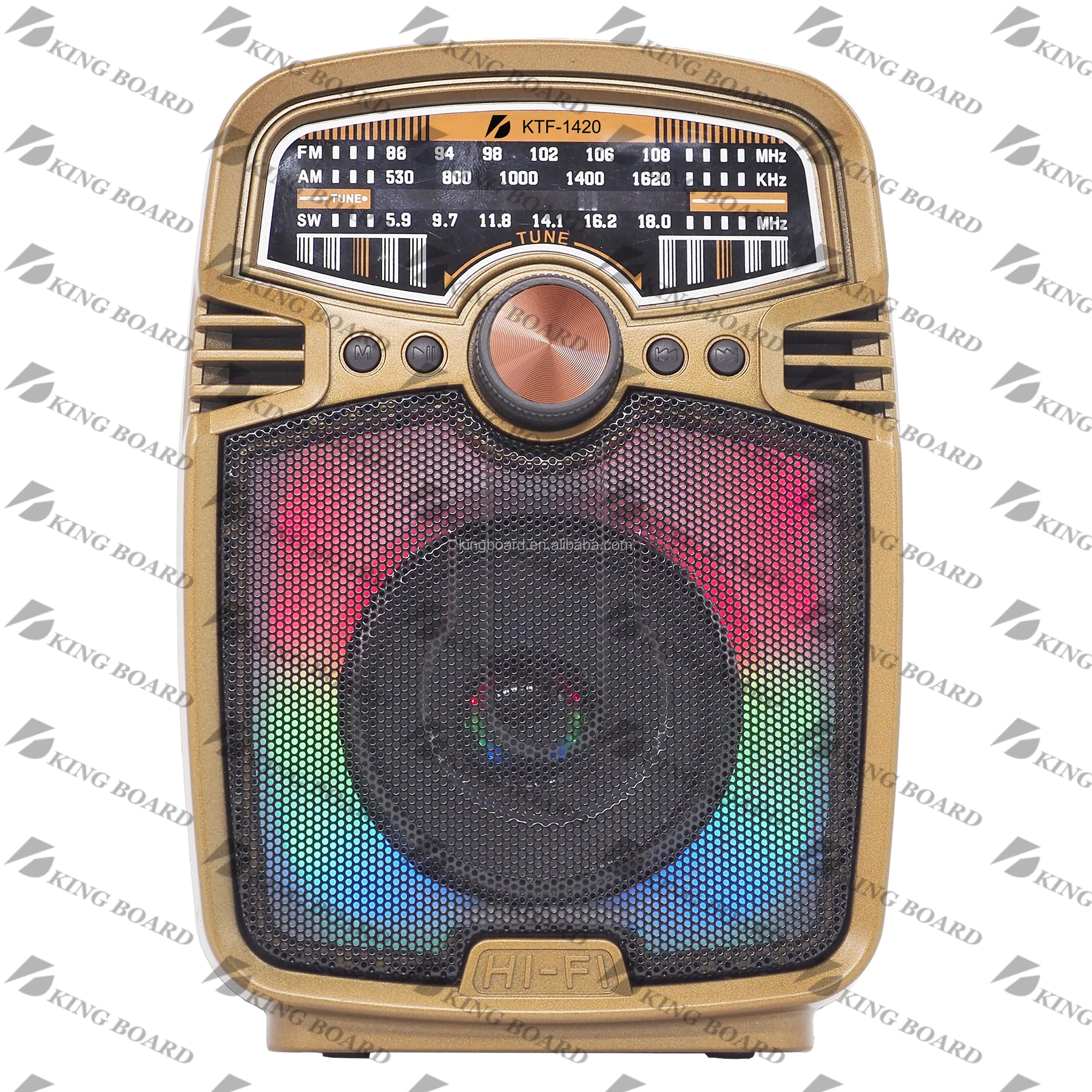 Factory Direct Sale KTS KTF-1420 Portable Radio Speaker Wireless Am Fm Sw Band Usb Tf Music ...