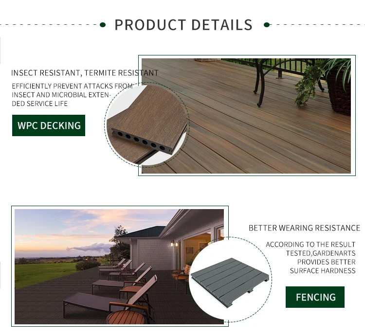 Wpc/bpc Veranda Walnut Color Wpc Terrace Outdoor Floor Capped Wood ...