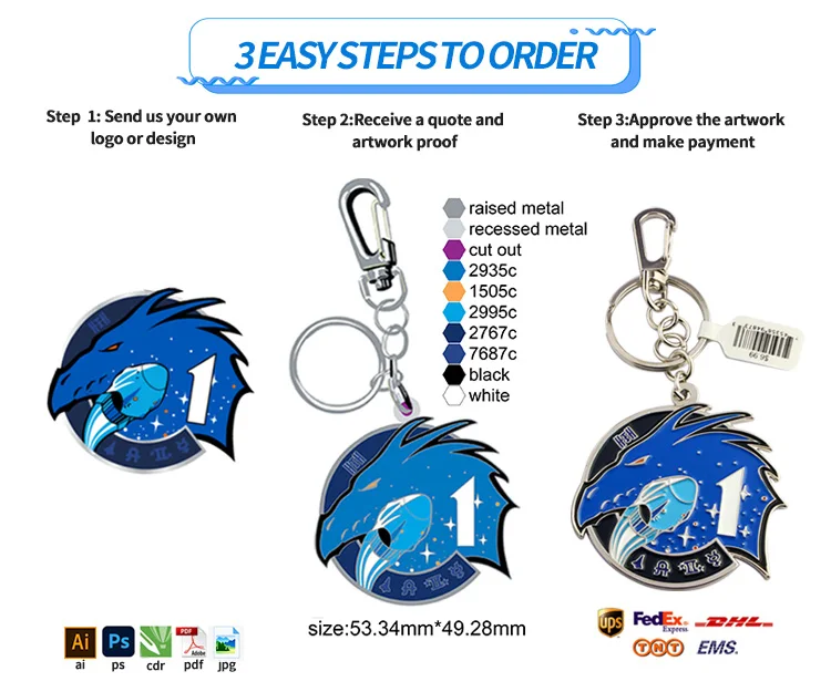 Wholesale Made High Quality Custom Souvenir Keychains