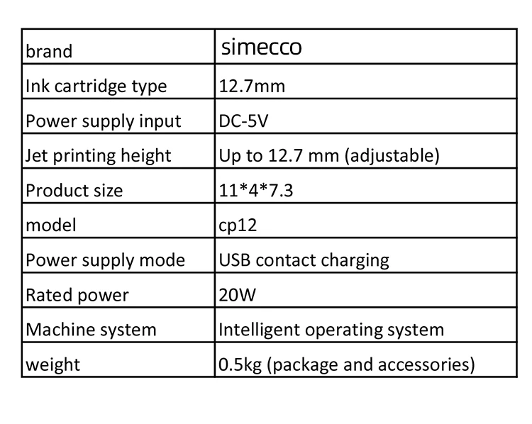 Cp12 Qr Code Barcode Expiration Date Production Date Label Portable 12 ...