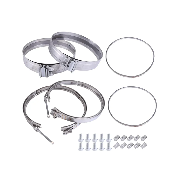 DPF Filter Clamp DETROIT DD13 DD15 561.291050 A6809950202 Detroit Diesel V-Band Clamp DPF Filter ...