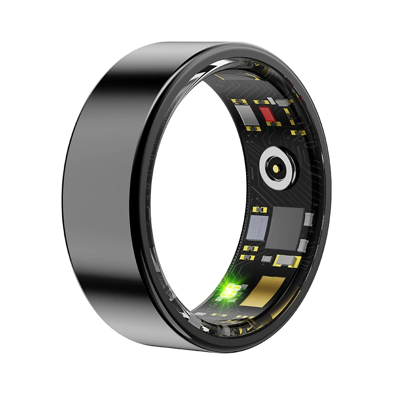 R11 Smart Finger Ring Health Tracker Heart Rate Blood Oxygen Monitoring ...