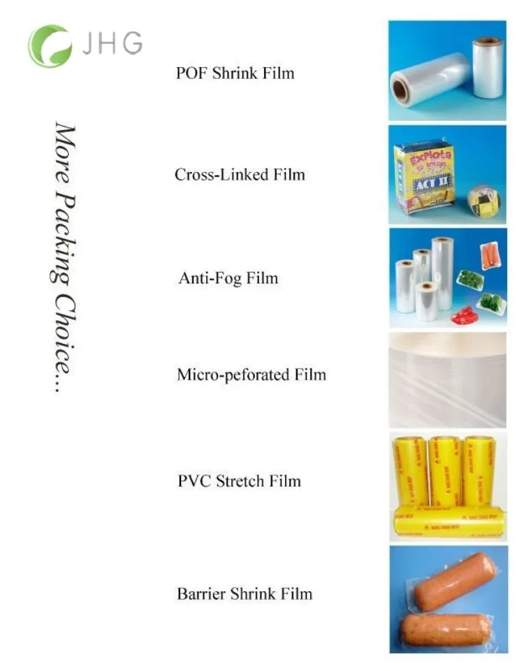 2021 Center Folded POF Shrink Film - High Quality Plastic