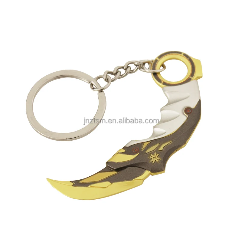 New Valorant Vct Lock In Valorant Knife Metal 8cm Keychain Mini Model ...