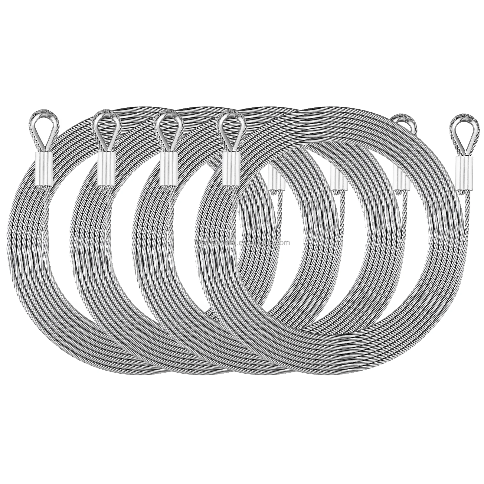Galv 12mm 3 Ton 4t Stainless Steel Wire Rope Lifting Sling Ss316l 14mm ...