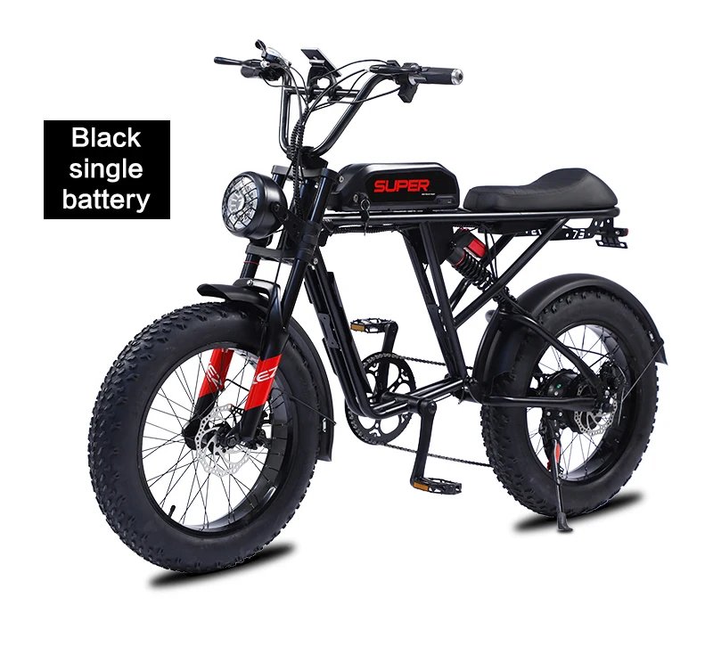 S2 48v1500w 13ah/26ah Electric City Bicycle 20inch Fat Tires Off Road ...