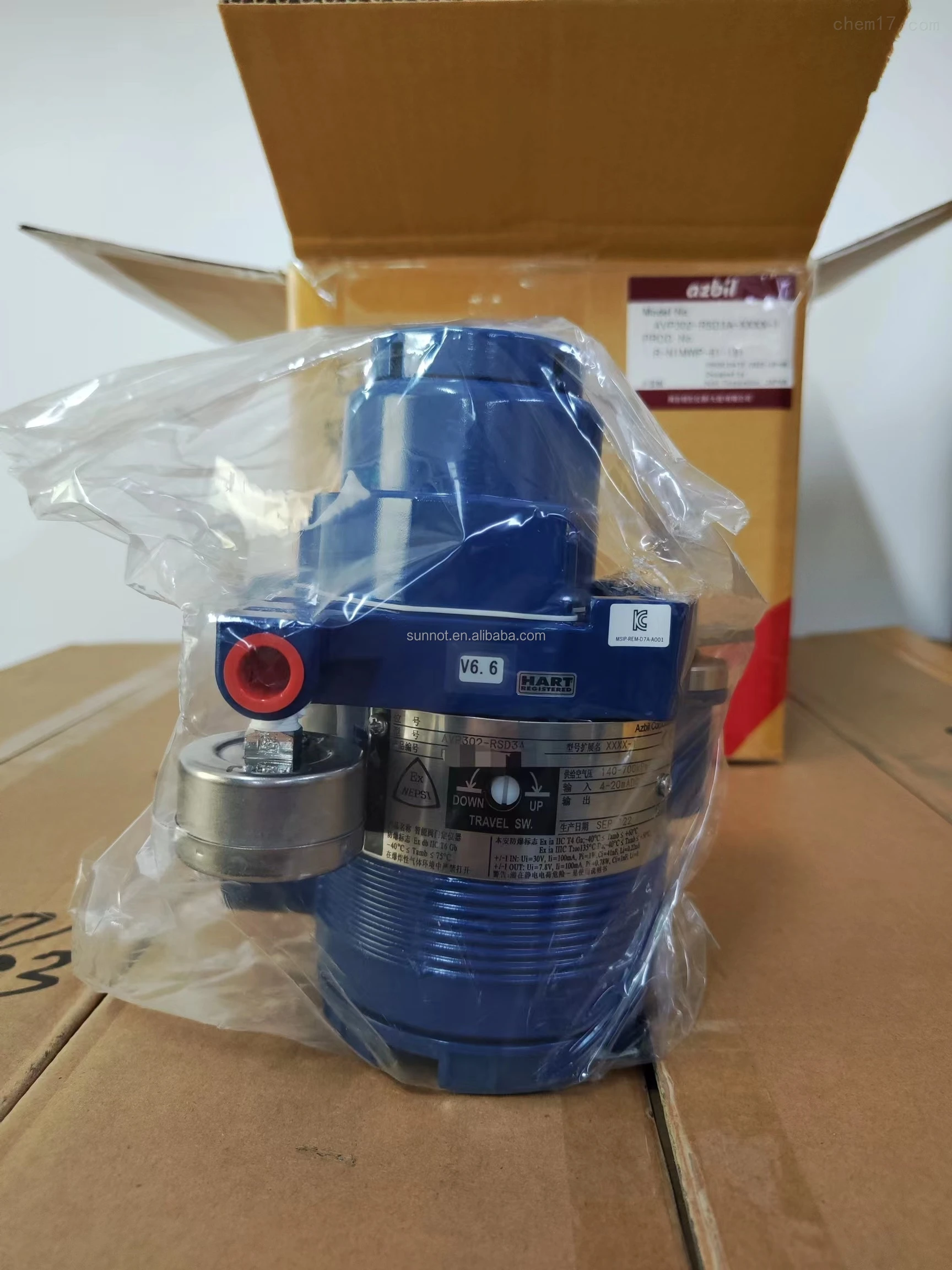 Azbil Valve Positioners - Precision and Reliability