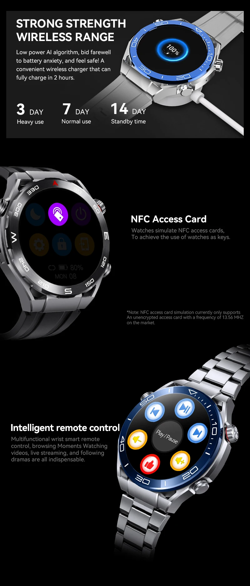 Hw5 Max Smartwatch - IP67 Waterproof with NFC & Motion Tracking