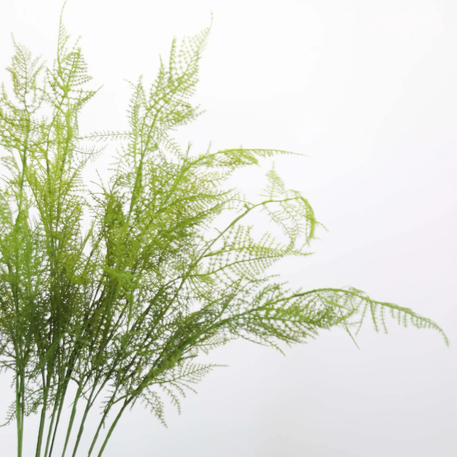 Wholesale Artificial Soft Plastic Plants Fern Stem Leaves For Wedding ...