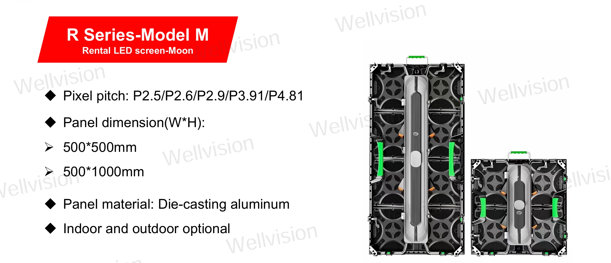 Wellvision P3.91mm Outdoor Rental Led Display Screen 5x3m Event Stage ...
