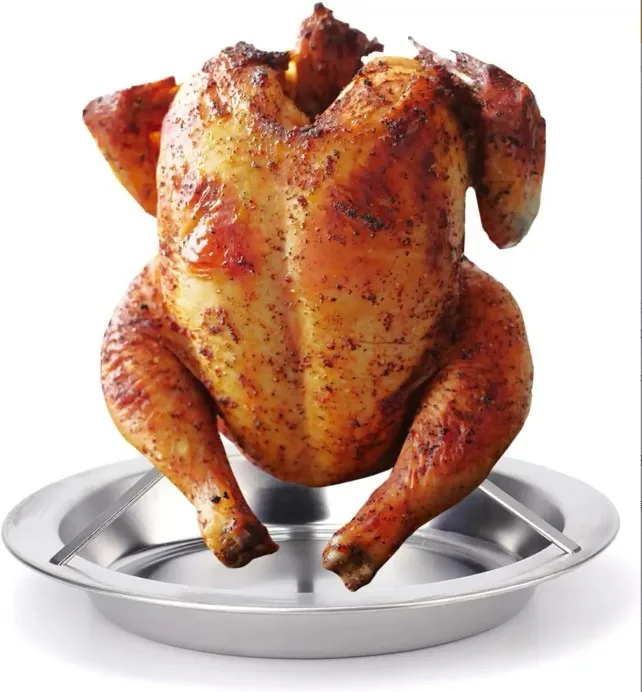 Food Grade Stainless Steel Folding Chicken Stand Grill Rack Roaster ...