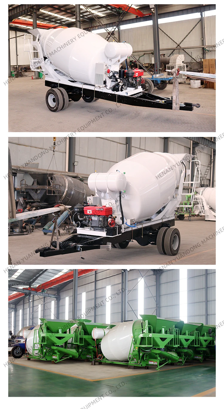 High Efficiency Concrete Mixer Truck - Self-Loading & Mobile