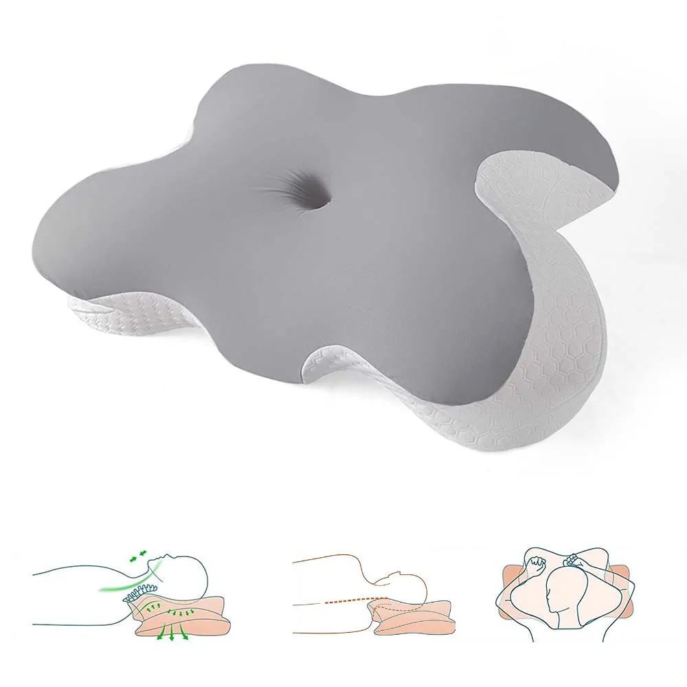 Different Sleeping Postures Acceptable Stomach Sleep Pillows Memory ...