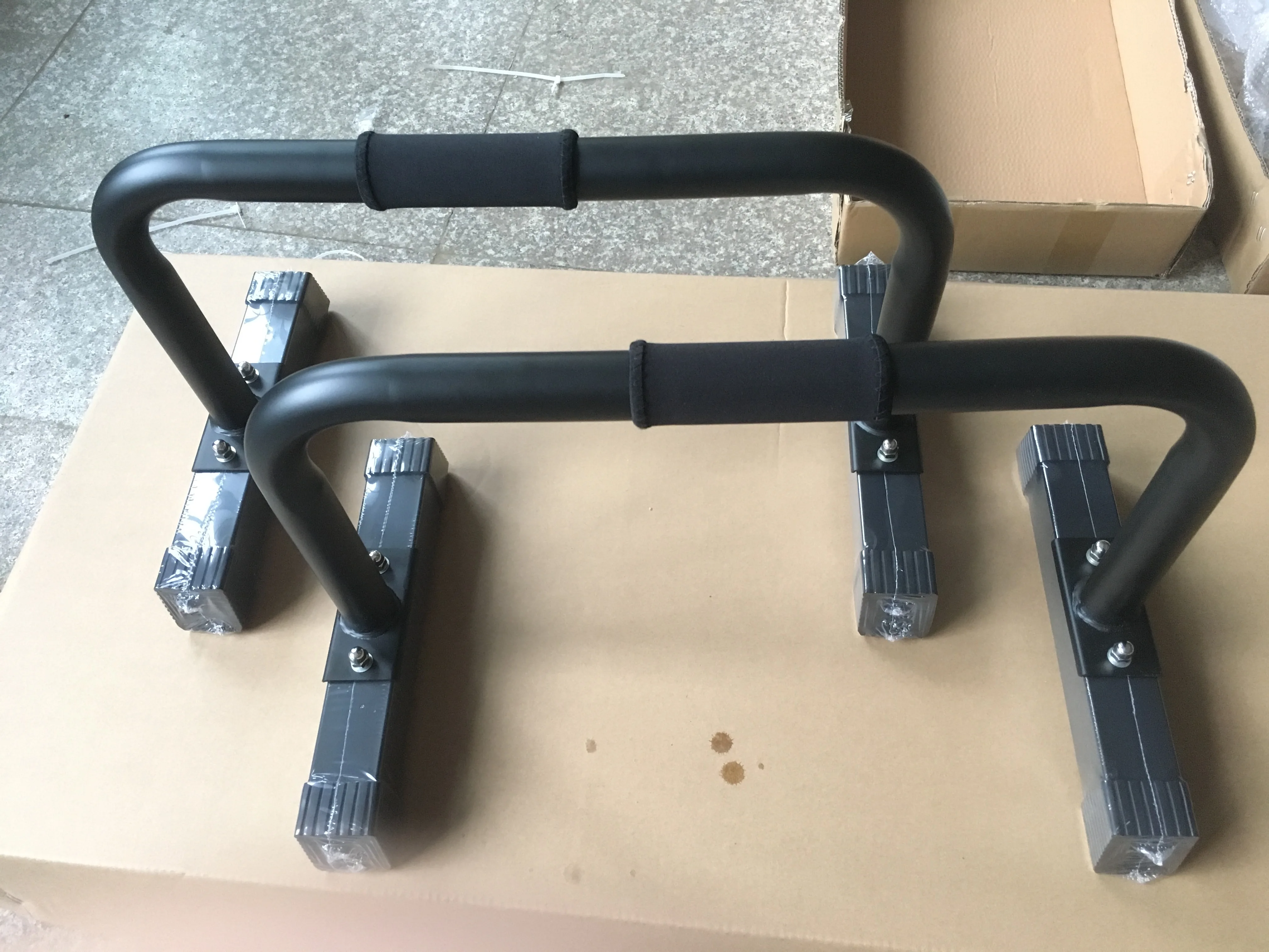 Wellshow Sport Height Adjustable Parallettes for Calisthenics