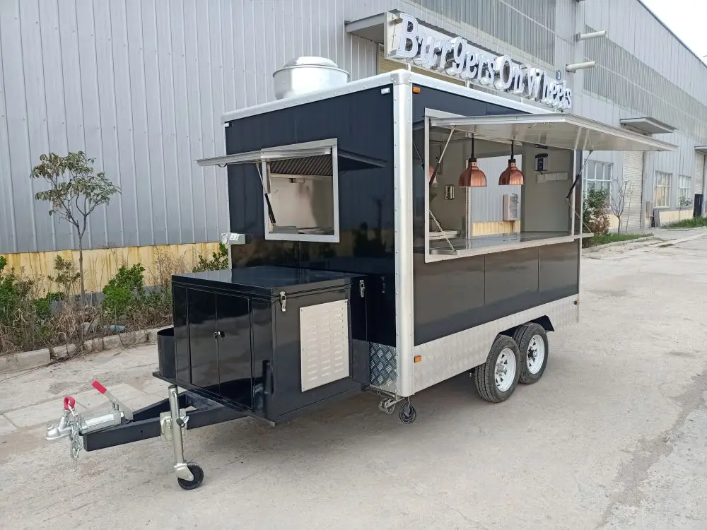 Mobile Fried Crepe Food Trailer - Street Fast Food Carts