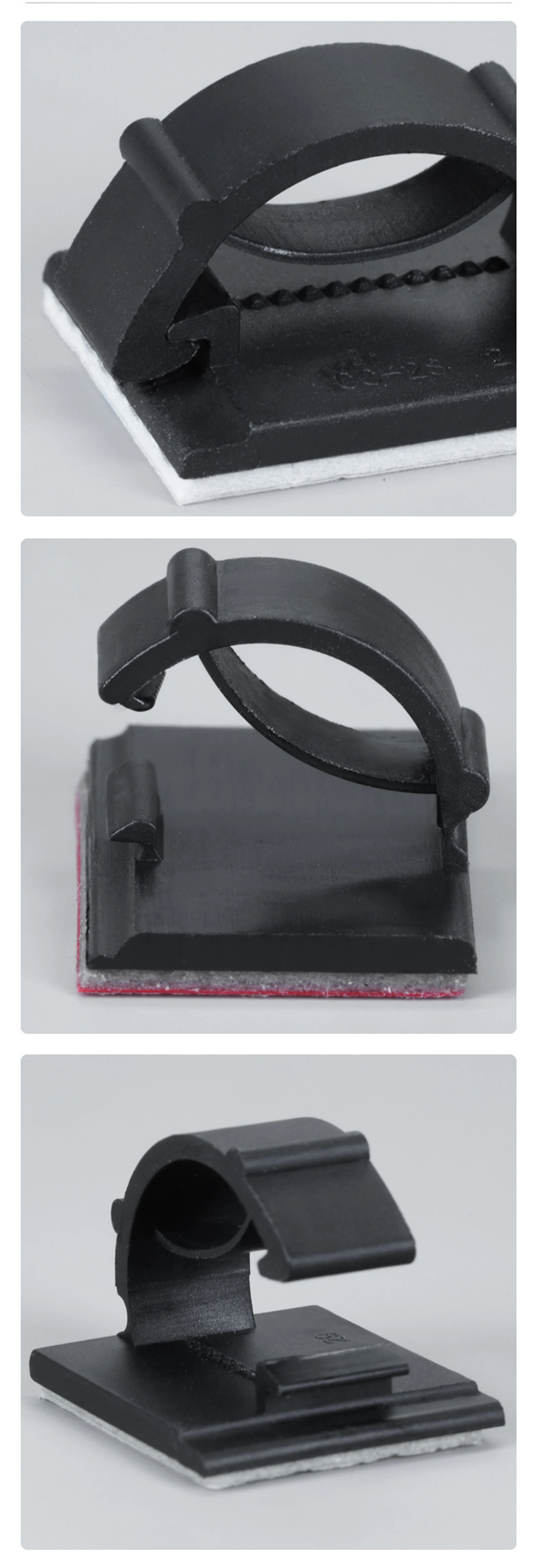 Multipurpose Self-adhesive Cable Clips Wire Clamps Cord Holders Cable ...