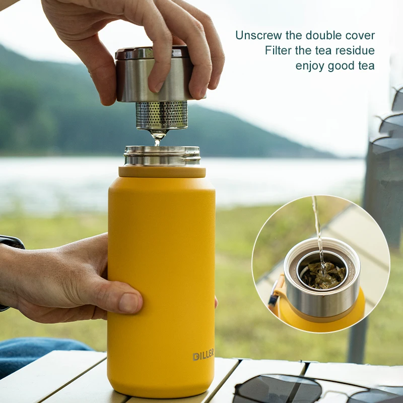 Alibaba.com: Diller Camping Wide Mouth Water Bottle, double wall ...