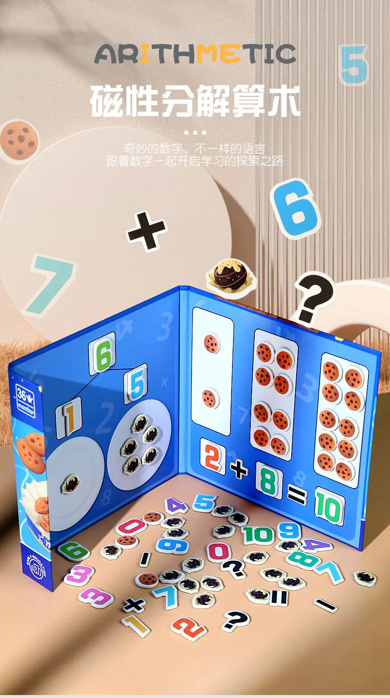 Wholesale Sticker Addition Subtraction Enlightenment Toys Children ...