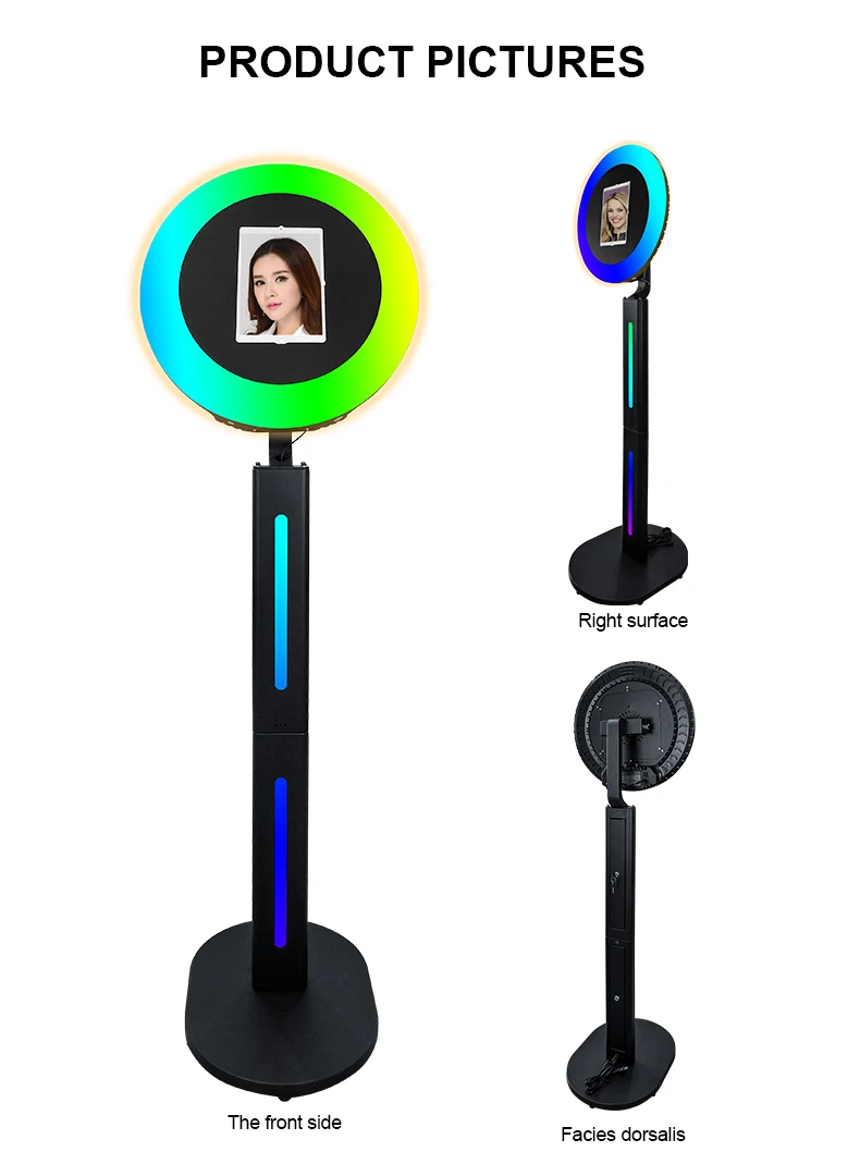 New Adjustable 12.9 Ipad Photo Booth Machine Portable 10.2 Ipad Dslr ...