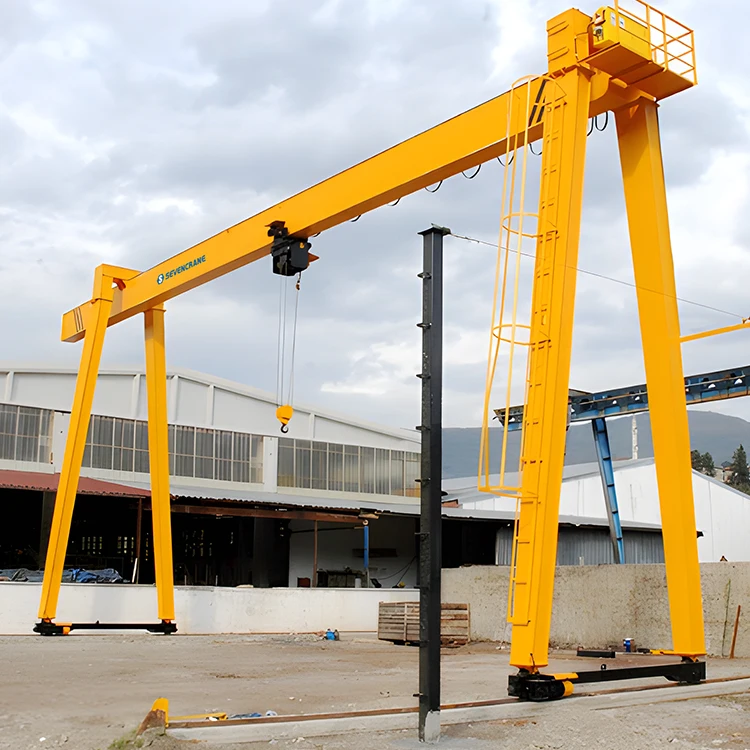Hot Selling Electric Rail Type Single Girder 10 Ton Gantry Crane Price ...