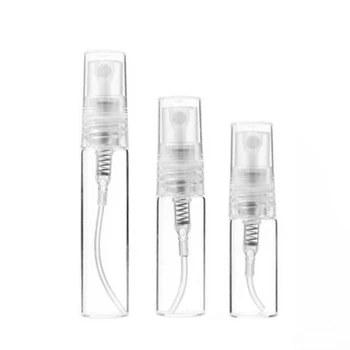 Custom Clear Glass Silver Perfume Bottle Vial Card 1ml To 10ml ...