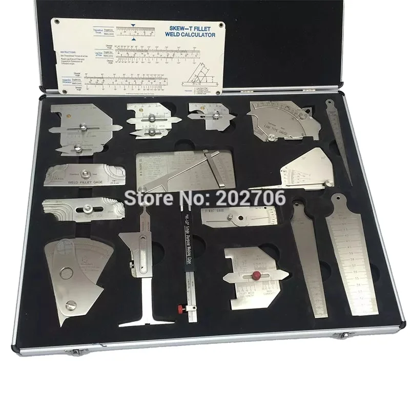 Stainless Steel Weld Gauge Set Combination Welding Inspection Tools ...