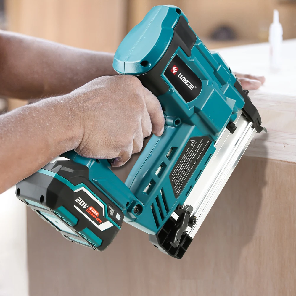 2 In 1 Framing Nail Gun And Staple 20v Cordless Nailer Battery Power ...