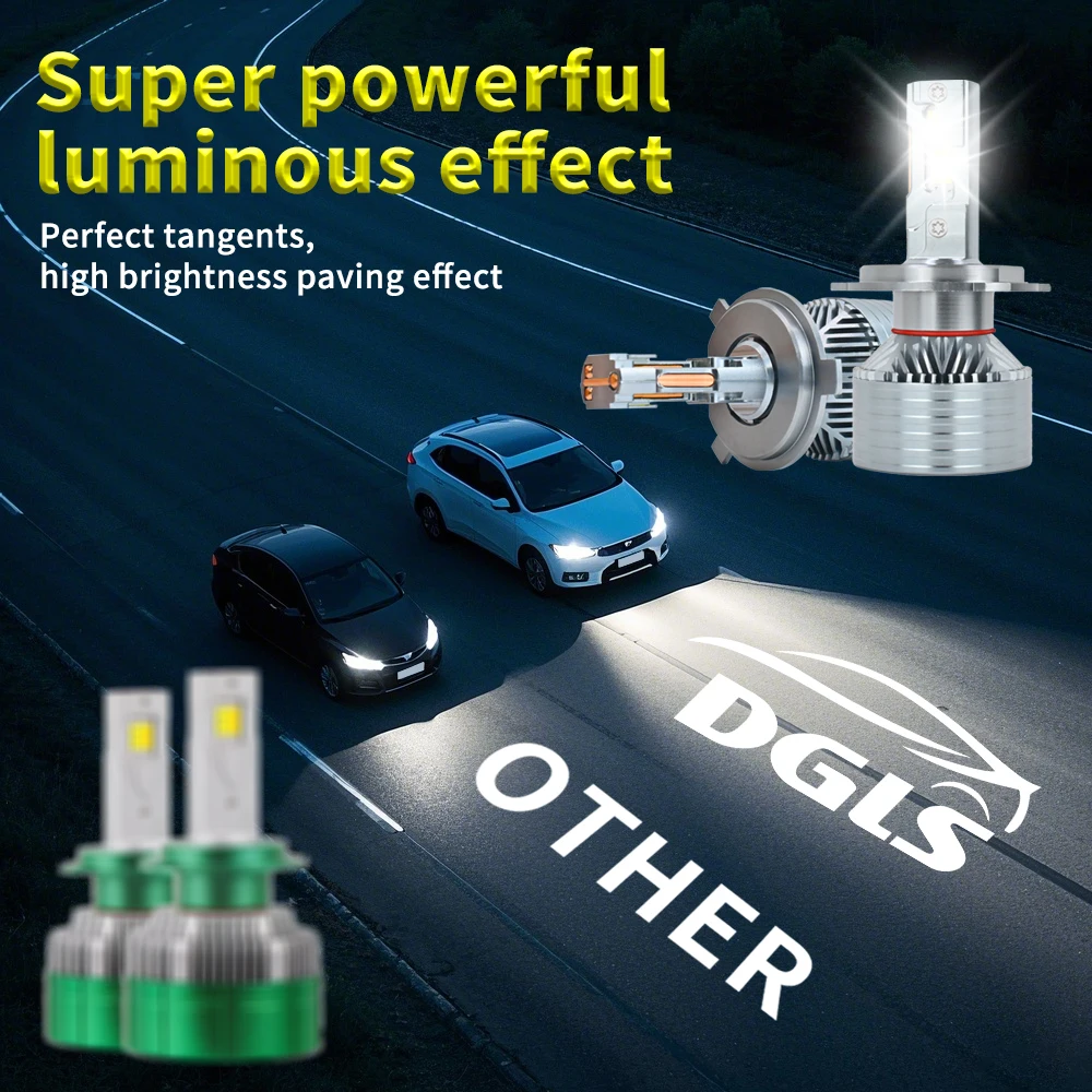 DGLS D41 Super High Power 300W 30000LM 12-24V 5080*15 Chip H1 H7 H11 ...