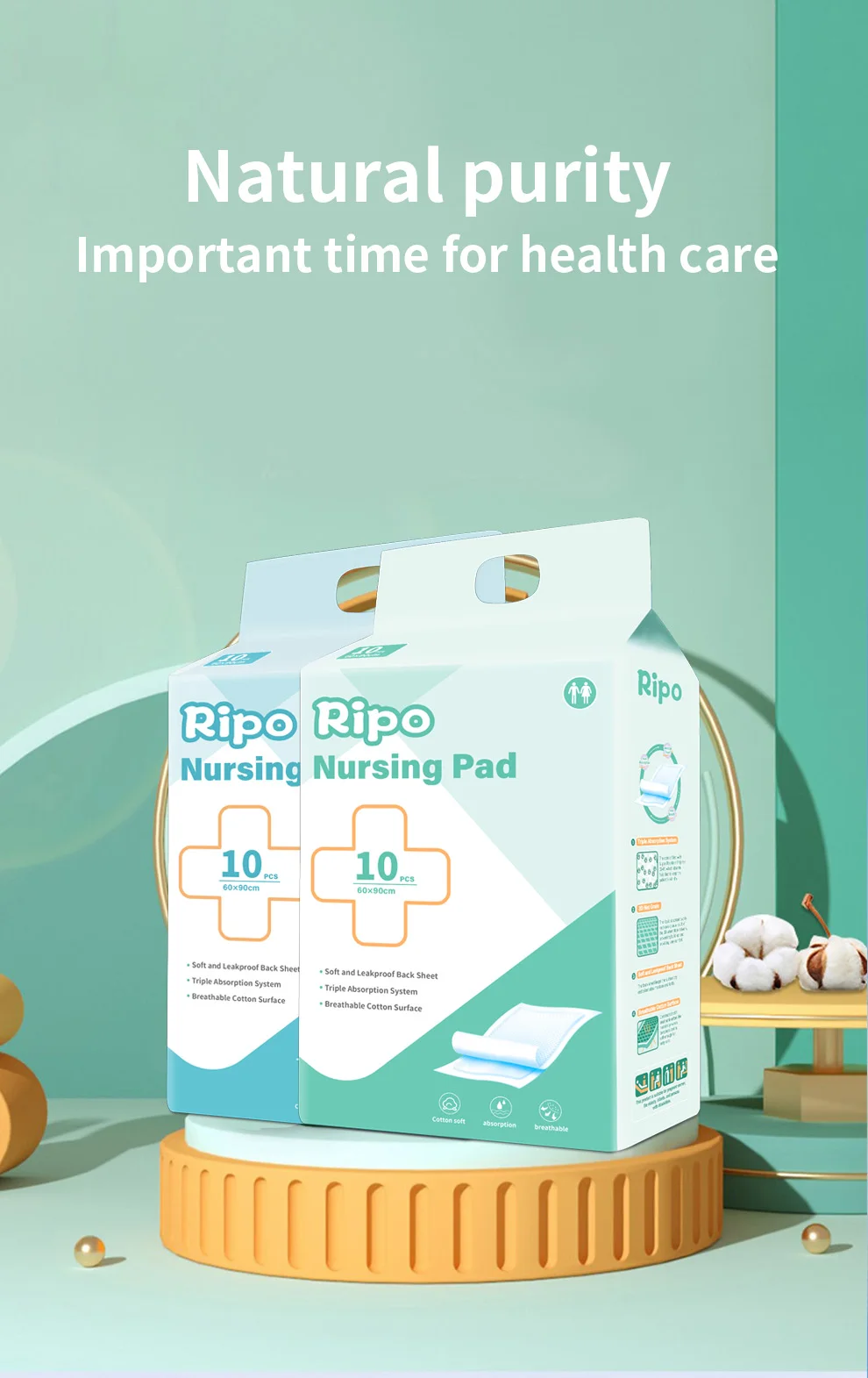 Free Sample Bed Pad - Absorbent Adult Disposable Underpad