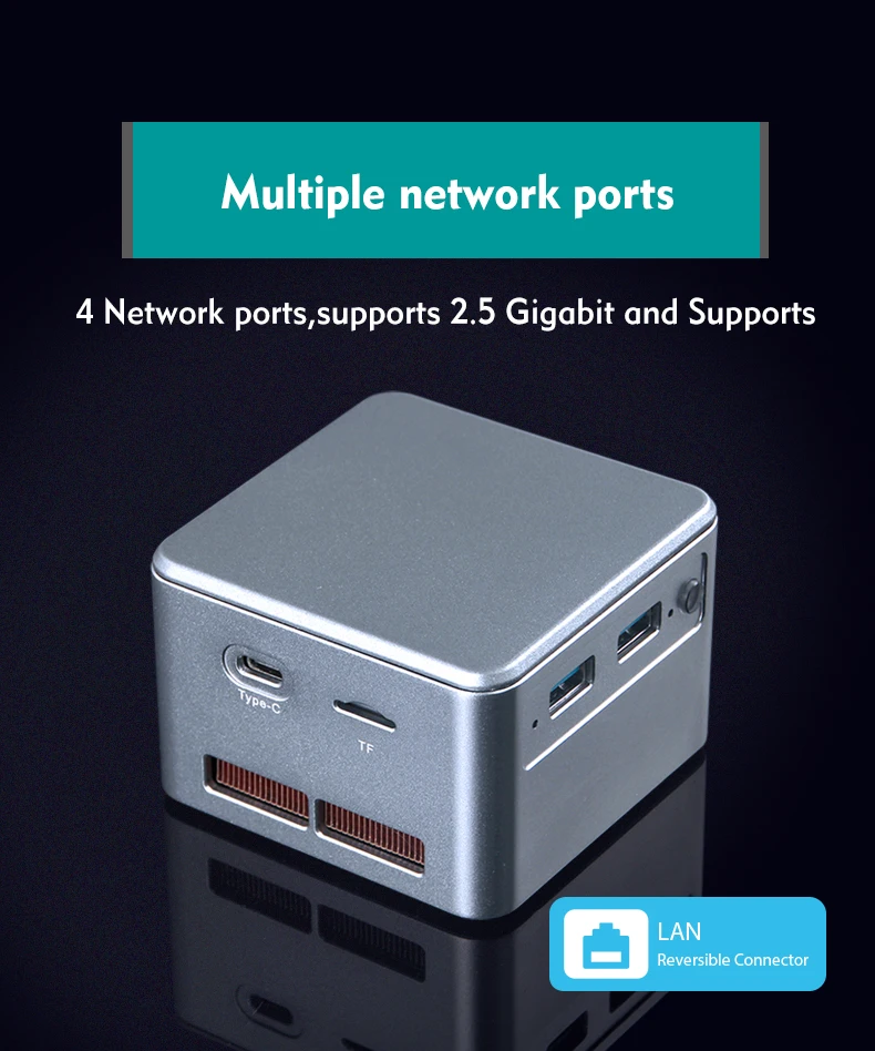 Jasper Lake Mini PC NUC Host With N5105/N6005 CPU 8G/16G/32G Supports ...