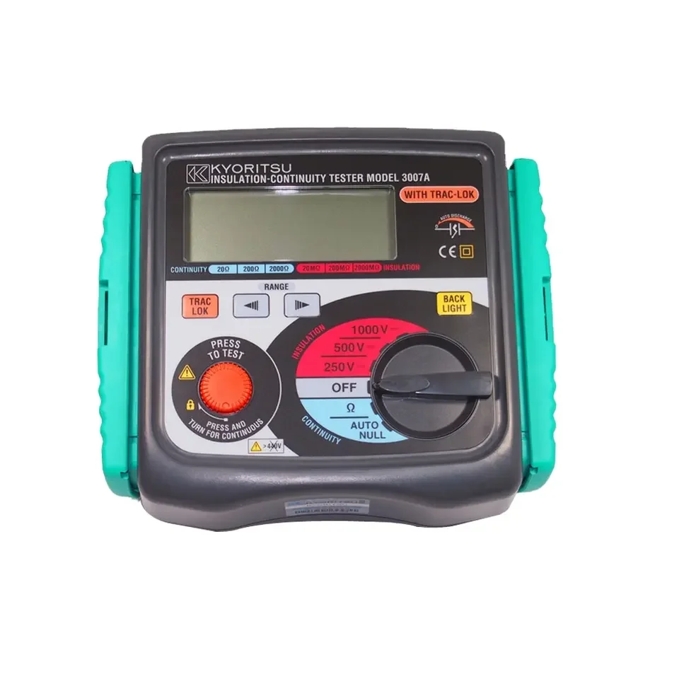 Kyoritsu 3007A Digital Insulation Continuity Tester - 250V to 1000V