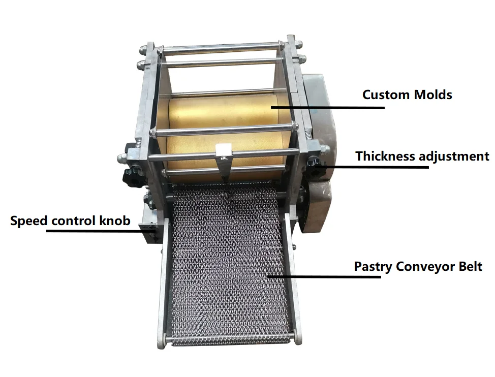 Chapati/roti/pancake Crepe Chapati Roti Tortilla Maker Making Machine ...
