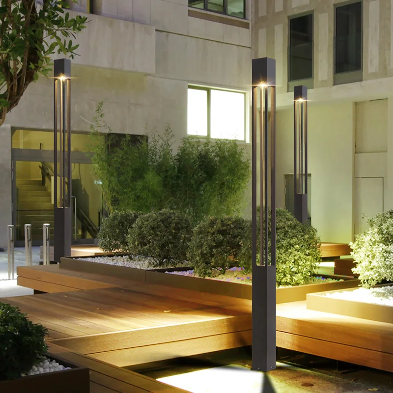 2024 Sun Powered Landscape Outdoor Modern Square Decorative Light ...