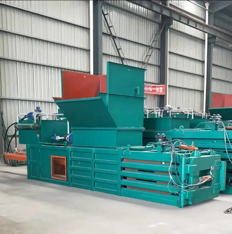 Cardboard Baler Waste Paper Baling Machine/hydraulic Carton Compress ...