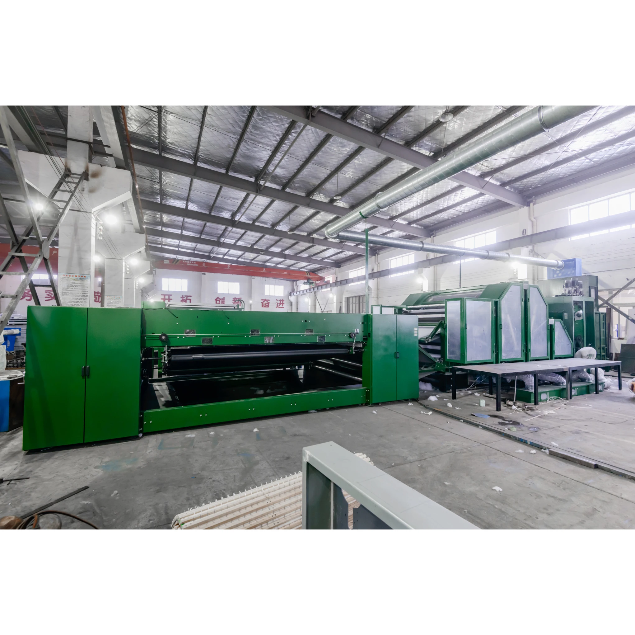 Hongyi-iso9001 Quilt Making Wadding Production Line Carding Opening ...