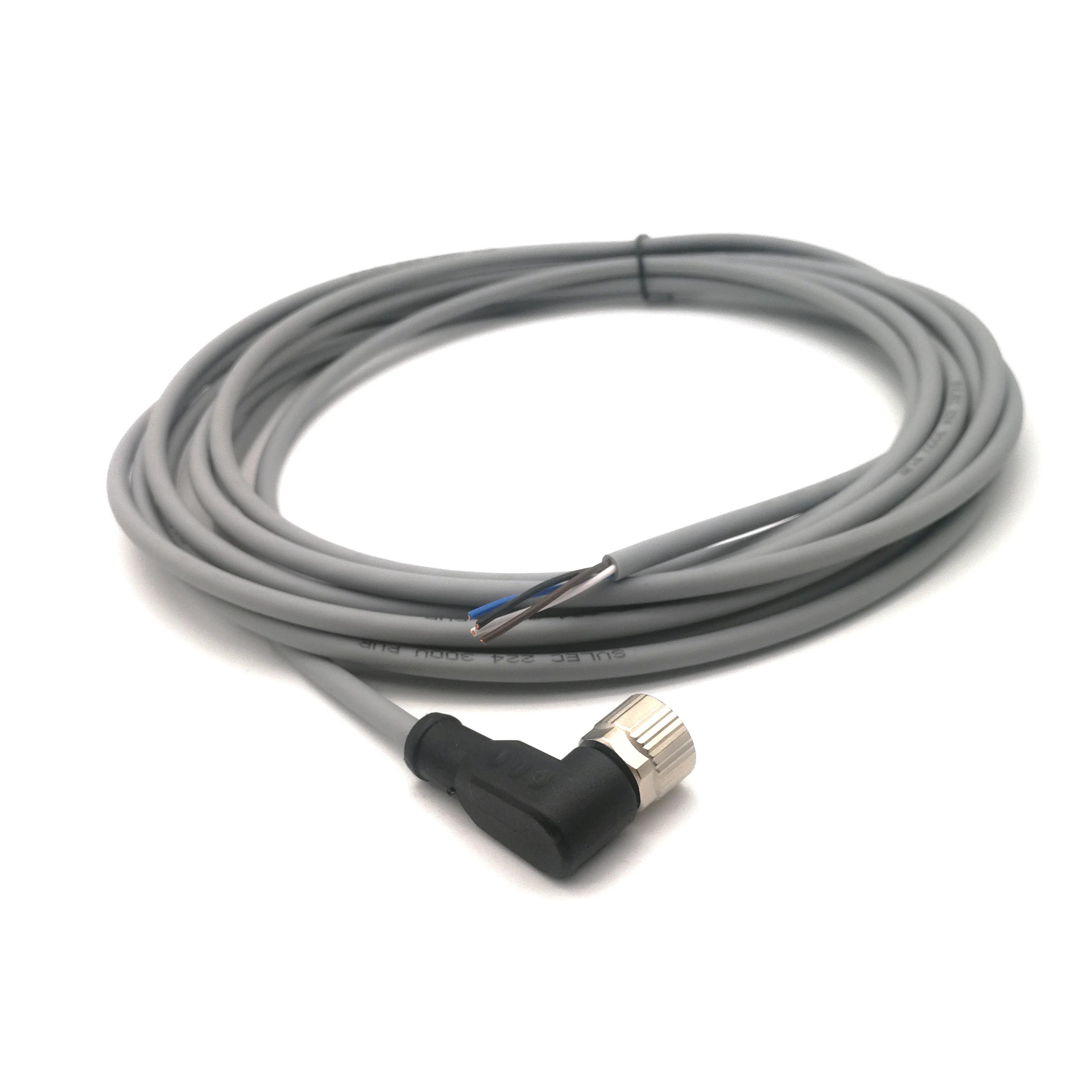 Svlec Straight Or Right Angle M12 A Code Connector Moulding Cable 3 4 5 ...